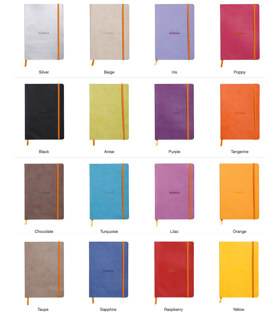 Rhodia A6 Soft Cover Rhodiarama Lined Notebooks 4 x 5 1/2