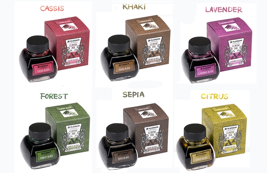 Platinum Classic Permanent Bottle Ink 60ml