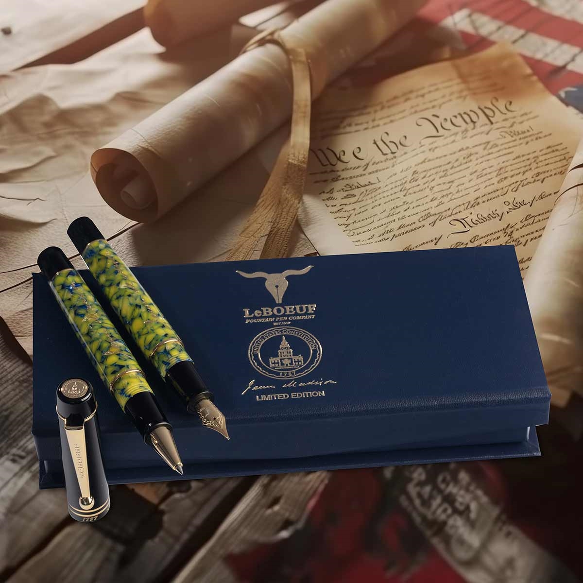 LeBoeuf Limited Edition James Madison US Constitution Rollerball