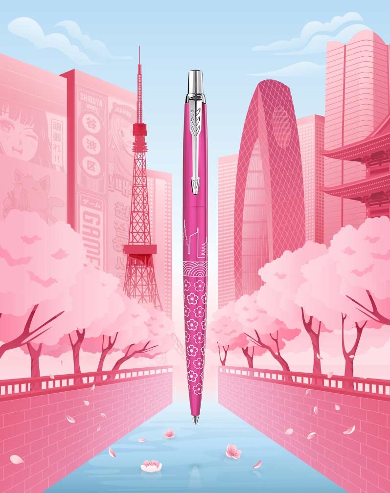 Parker Special Edition Jotter Tokyo Pink Ballpoint Pen
