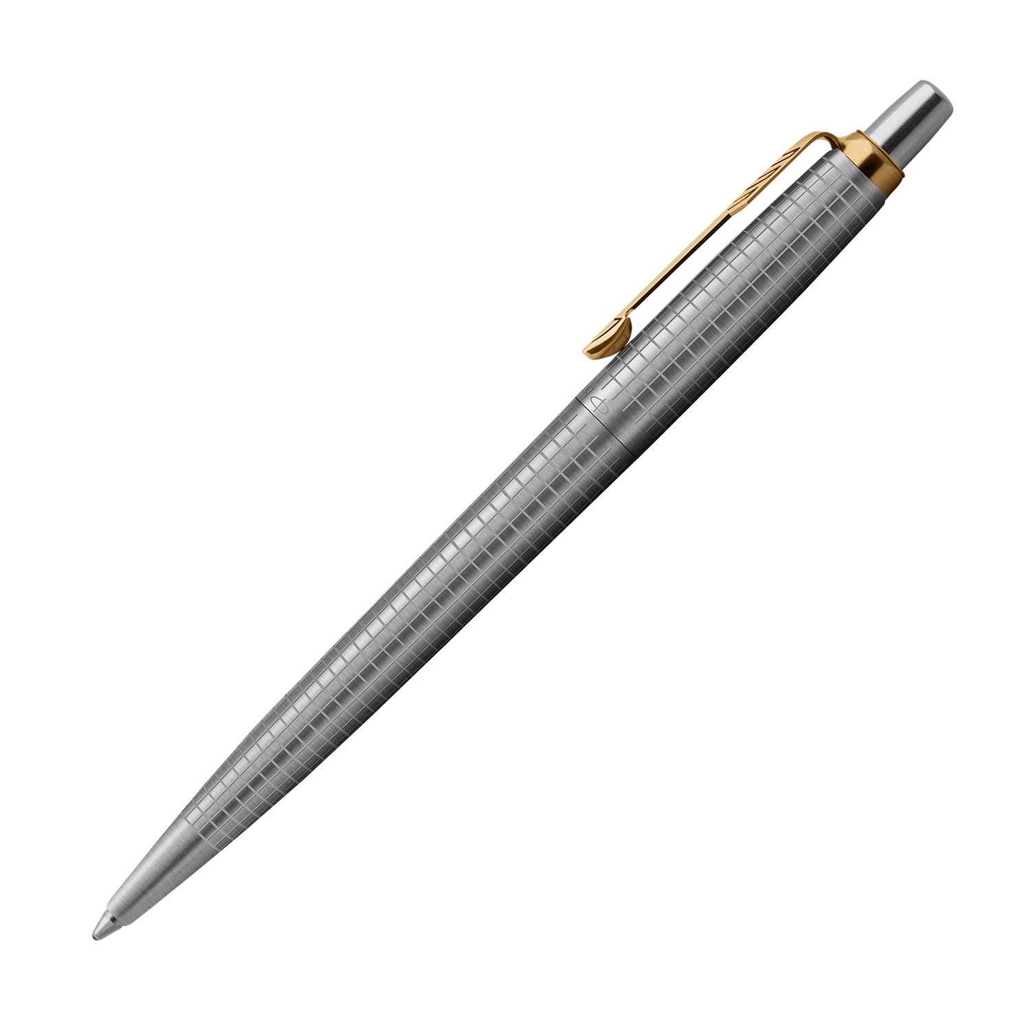 Parker 70th Anniversary Jotter Stainless Steel Gold Trim Ballpoint Pen