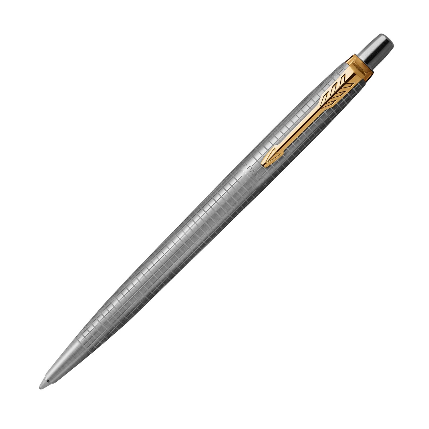 Parker 70th Anniversary Jotter Stainless Steel Gold Trim Ballpoint Pen