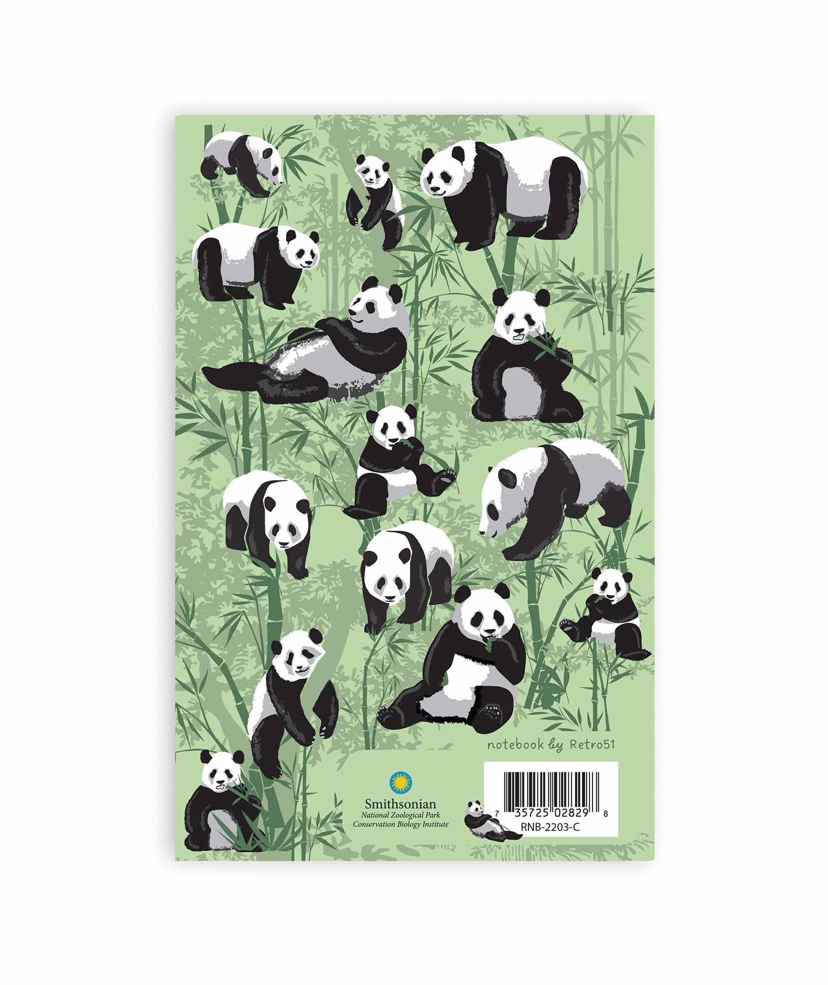 Retro Rescue Matching Classic Size Notebook Panda
