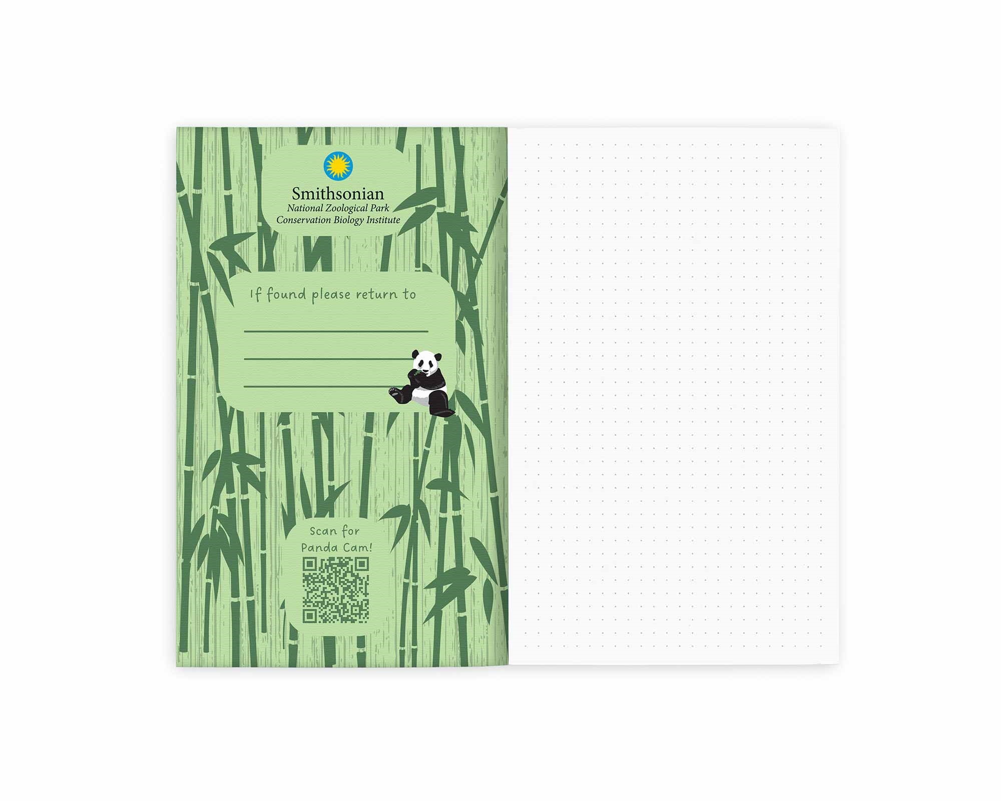 Retro Rescue Matching Classic Size Notebook Panda