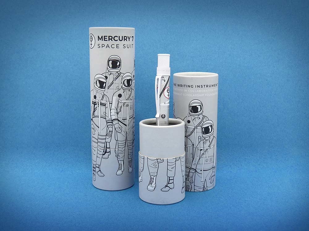 Retro 51 NASA Anniversary Space Flight Mercury 7 Ballpoint/Rollerball Pen