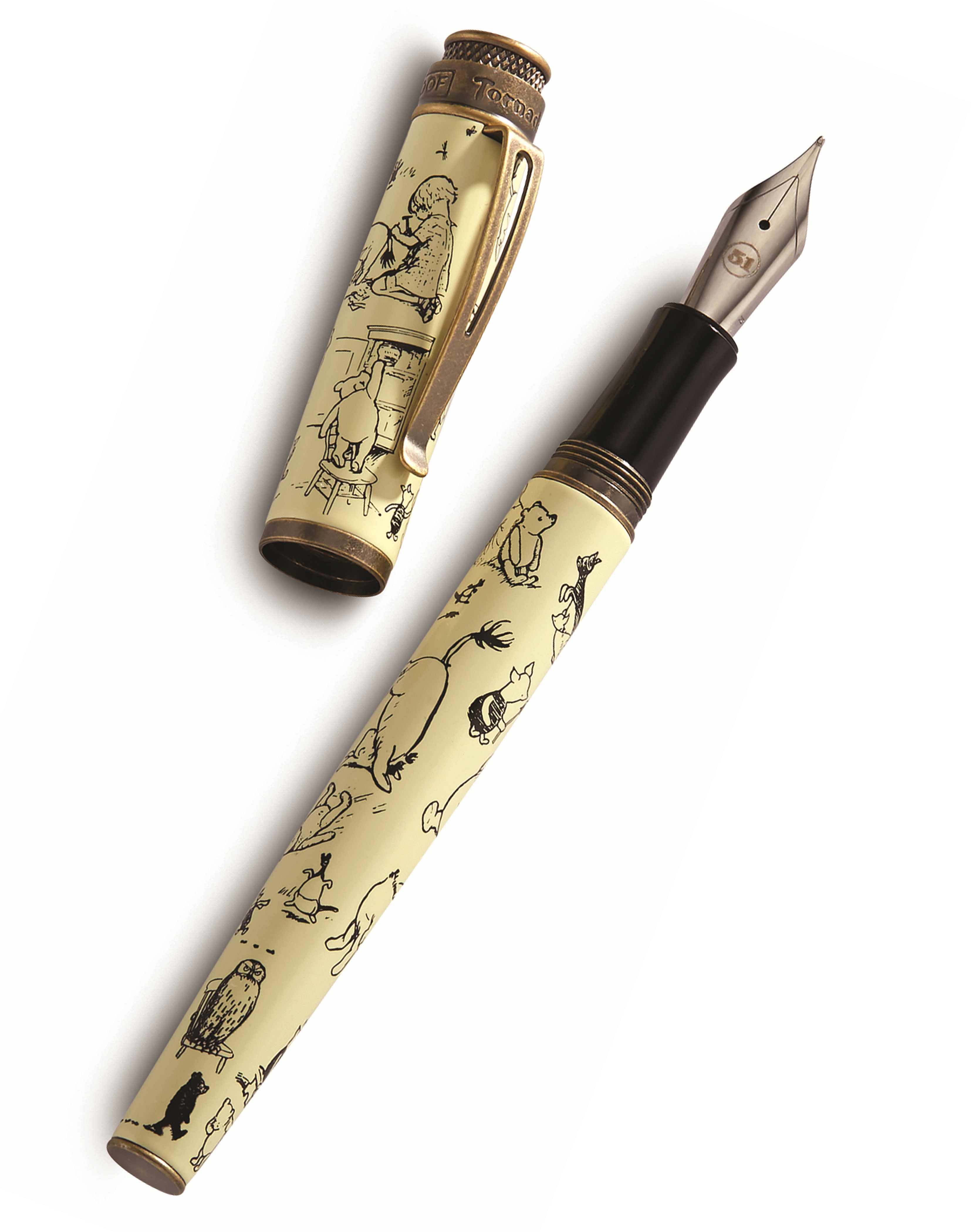 Retro 51 Winnie the Pooh Decorations Fountain Pen