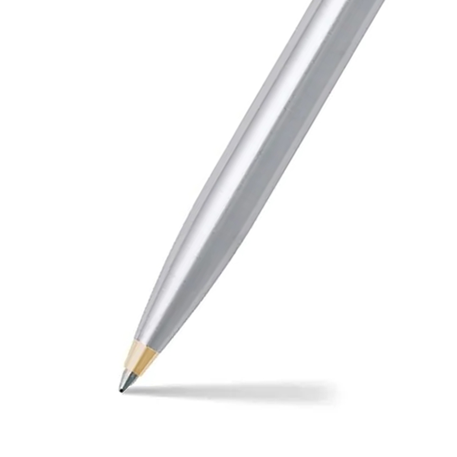 Sheaffer 325 Sentinel Brushed Chrome/Gold Trim Ballpoint Pen