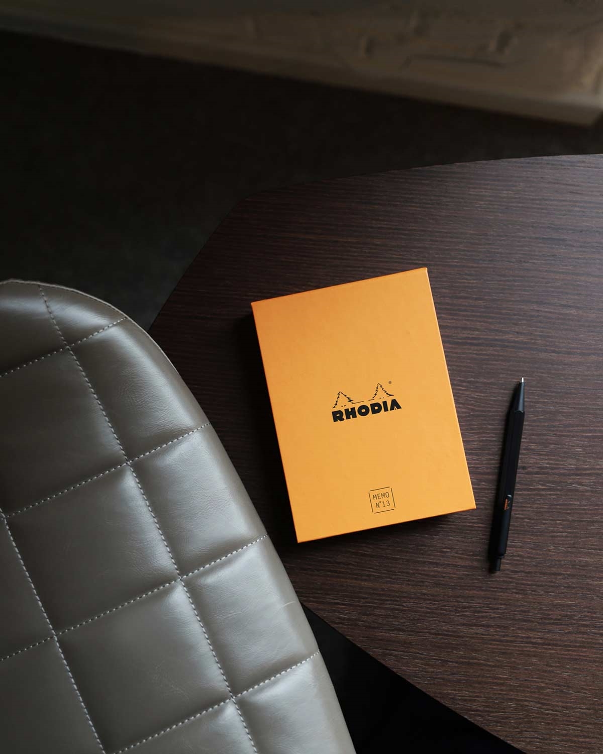 Rhodia No 13 Memo Pad Refillable Desk Set 4 1/8 x 5 7/8
