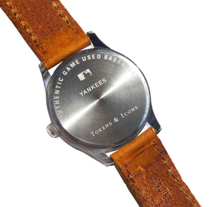 Token and Icons MLB Game-Used Baseball Watch