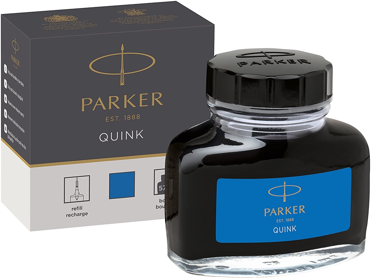 Parker Quink 2oz Bottle Ink | Fahrney's Pens