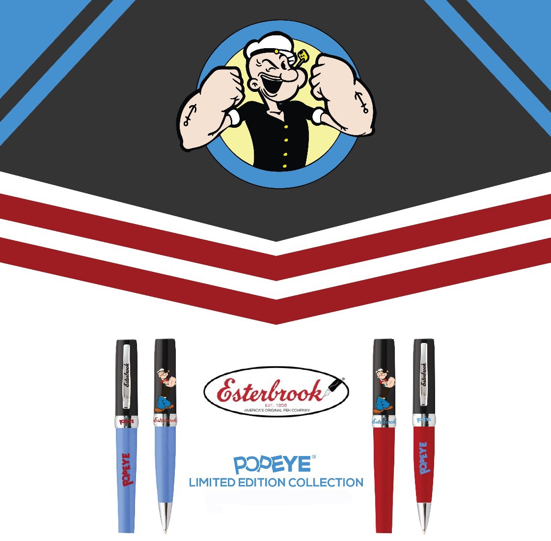 Esterbrook Limited Edition Popeye Fountain Pen - M nib