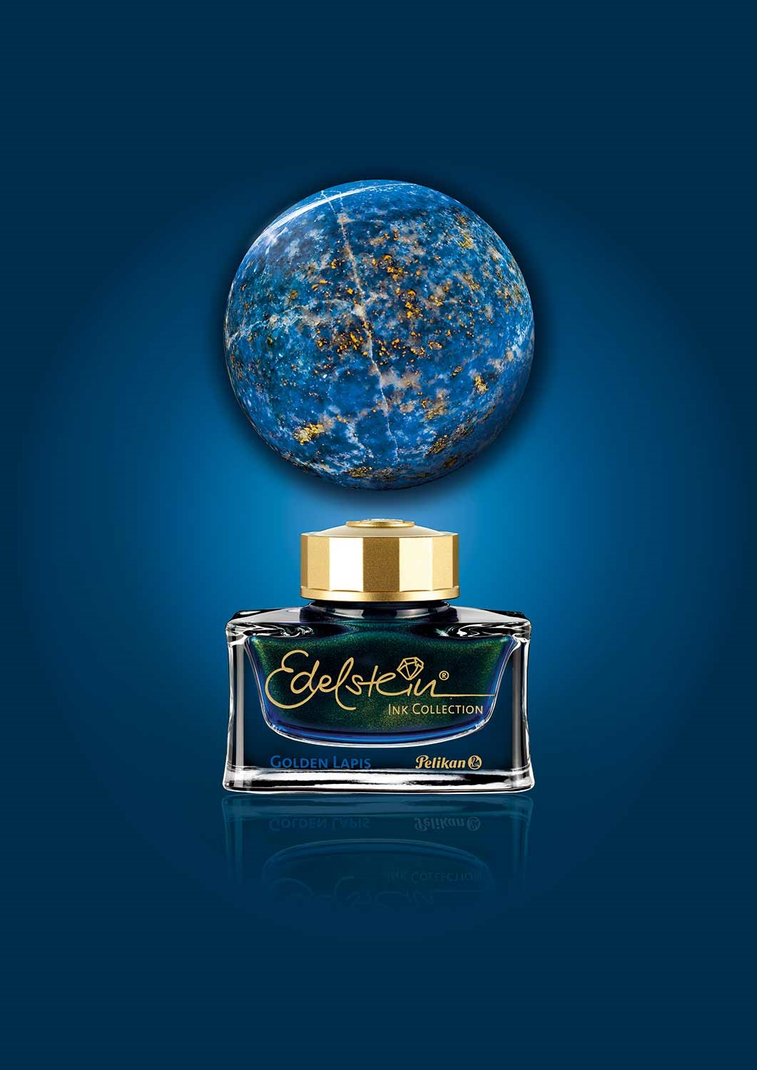 Pelikan 2024 Ink of the Year Golden Lapis Blue 50ml Bottle