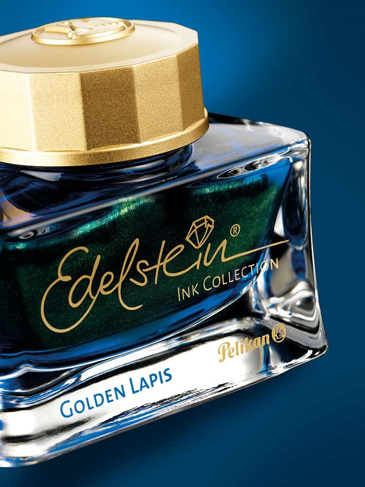 Pelikan 2024 Ink of the Year Golden Lapis Blue 50ml Bottle