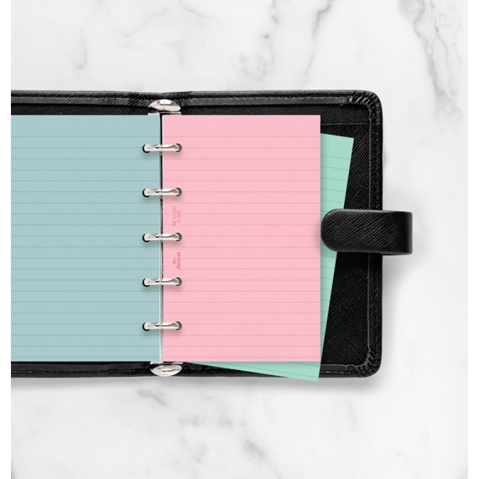 Filofax Mini Color Notepaper Ruled 30 sheets