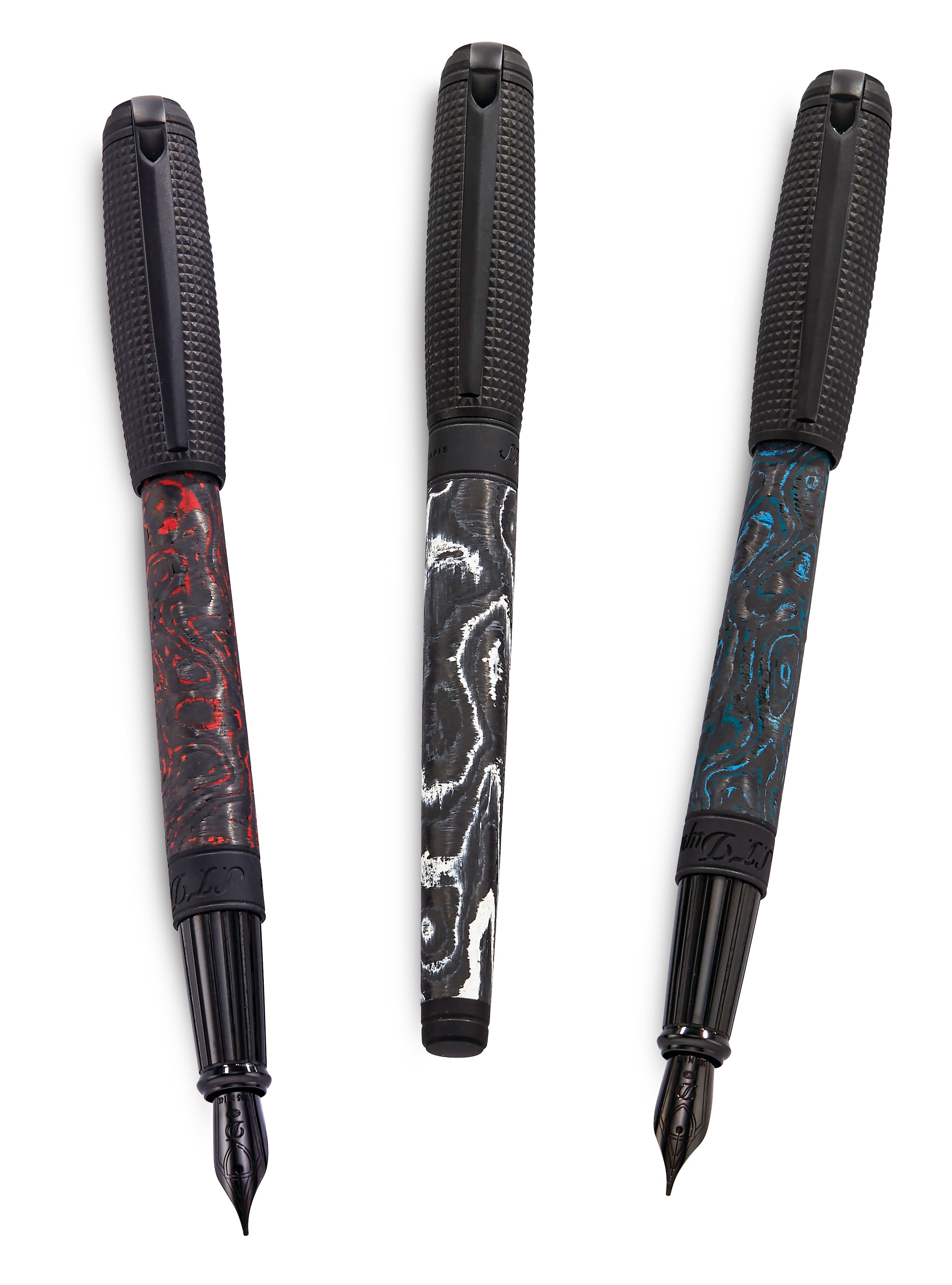 S.T. Dupont Line D Carbon Graphite Fountain Pen