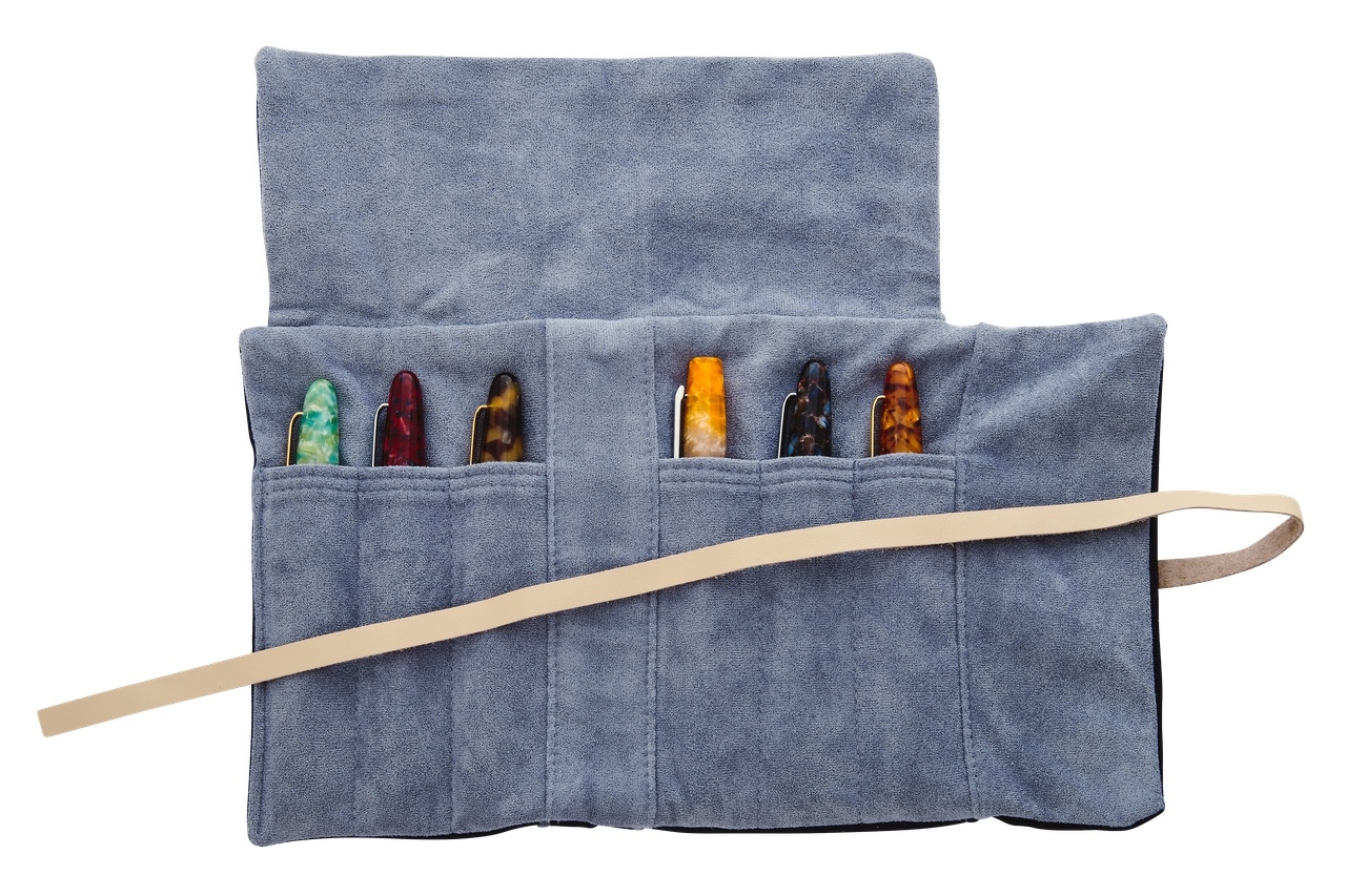 Esterbrook Canvas Pen Roll 6 Slot