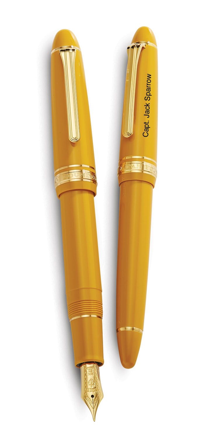 Sailor 1911 Large Pirate's Life Gold Fountain Pen