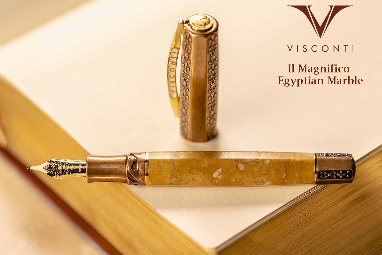 Visconti Limited Edition Magnifico Egyptian Marble Fountain Pen