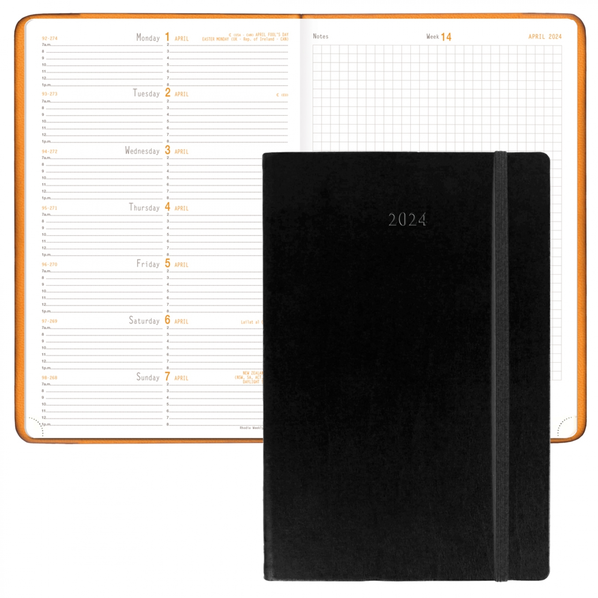 Rhodia Weekly Planner Colors 6x9 2025