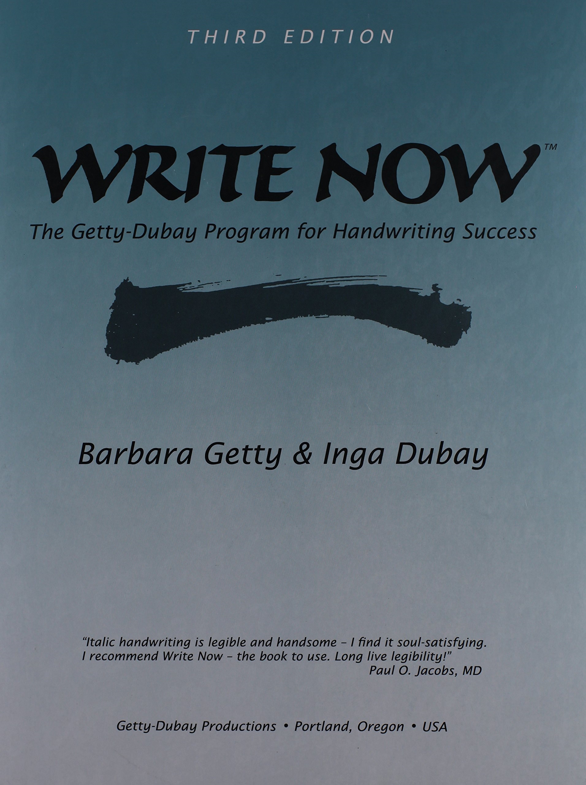 Book Write Now By B. Getty and I. Dubay