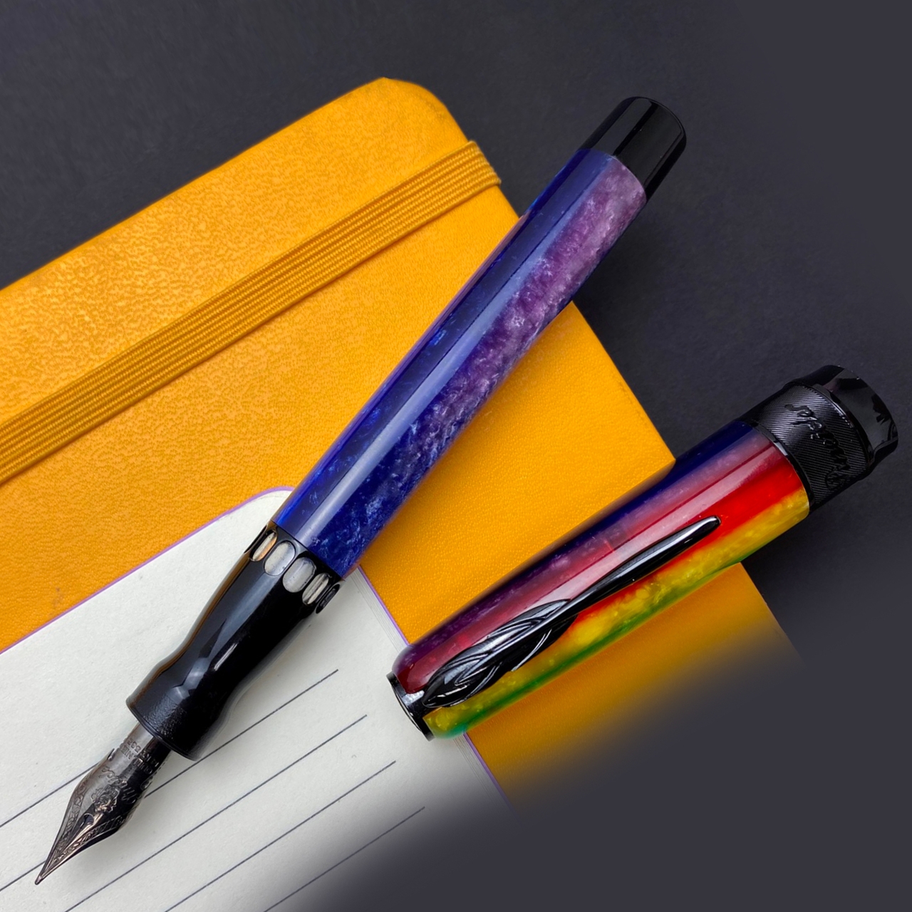 Pineider Arco Stilo Rainbow Fountain Pen
