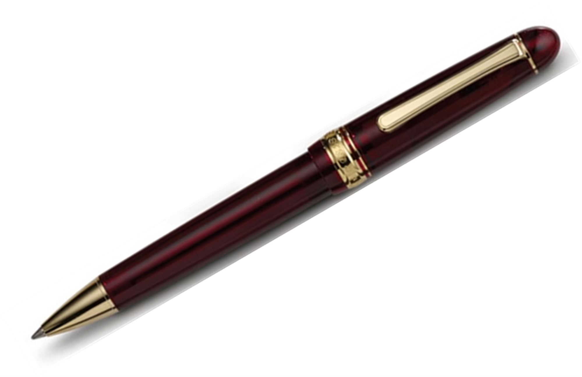 Platinum 100th Year Century Ballpoint Pen - Burgundy
