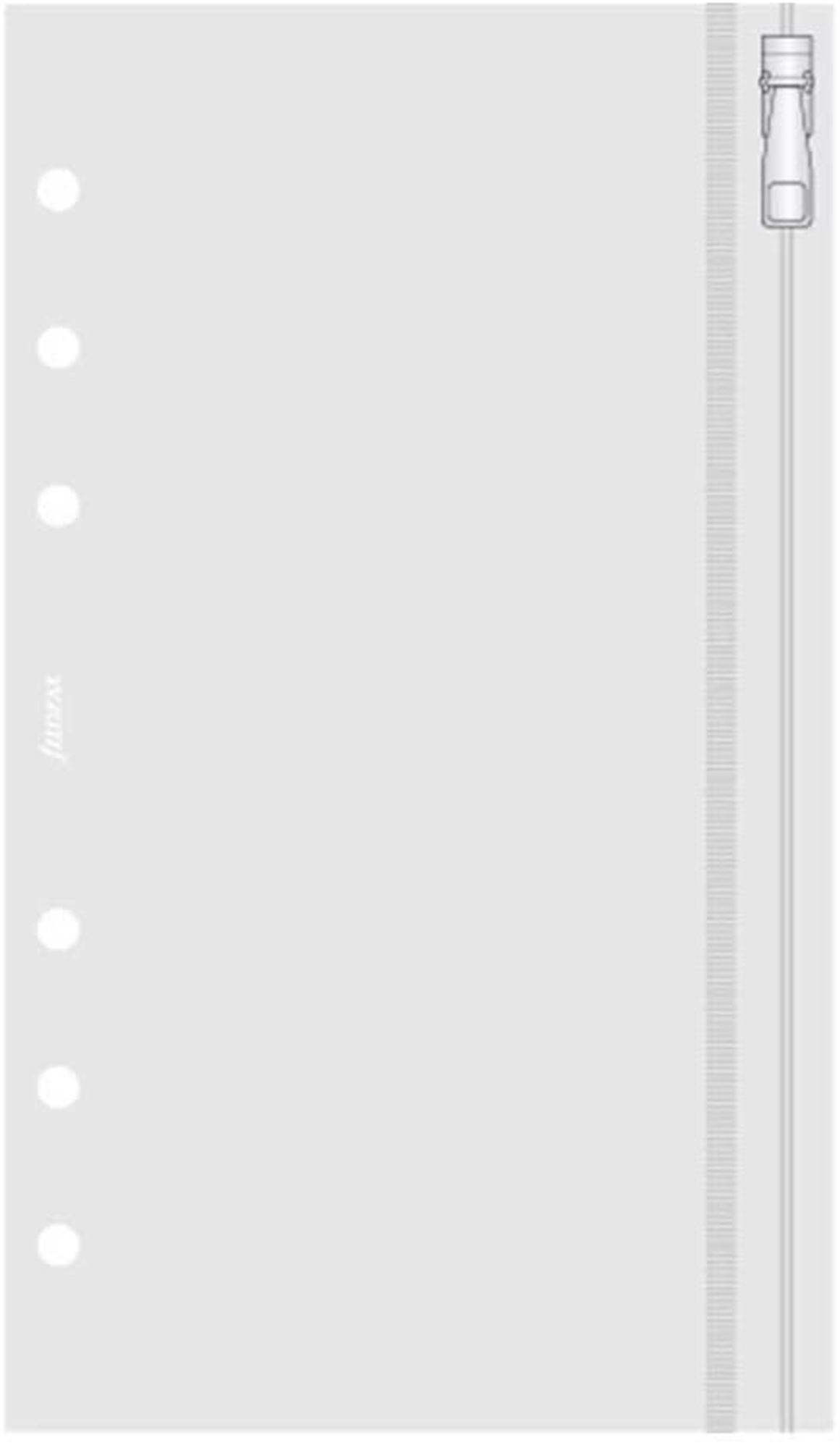 Filofax Personal Transparent Zip Lock Envelope