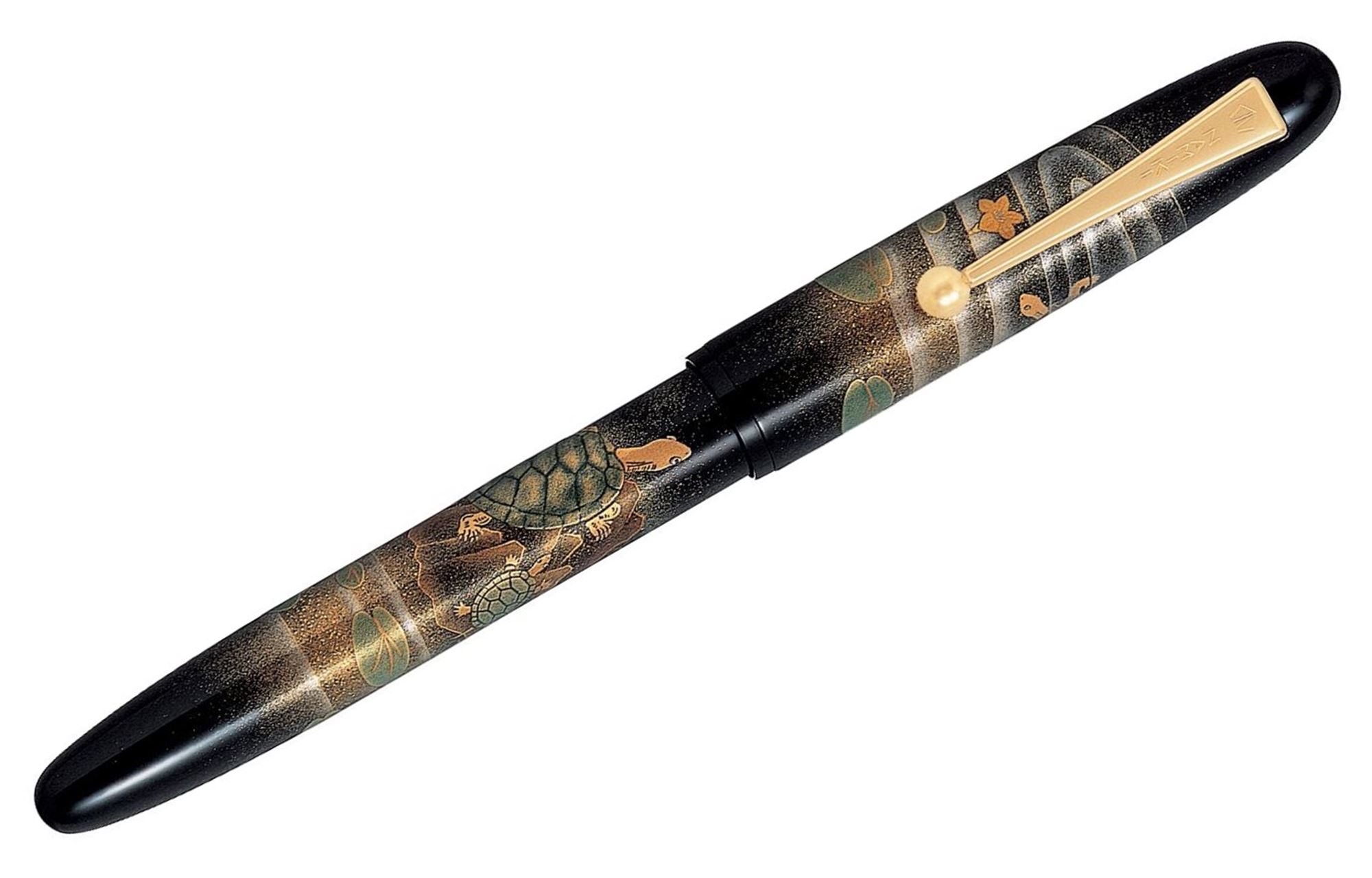 Namiki Yukari Collection Maki-E Turtle Fountain Pen