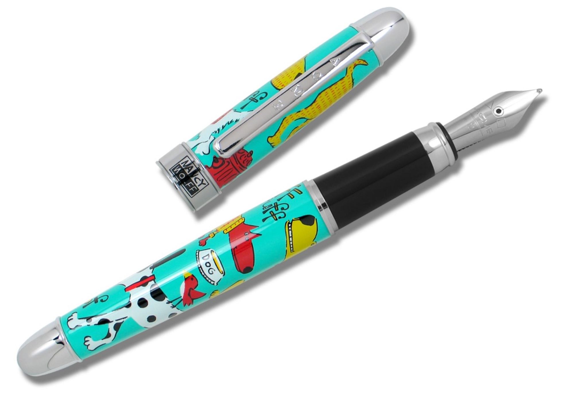 ACME Nancy Wolff Designed Dog and Cat Fountain Pen - DOG
