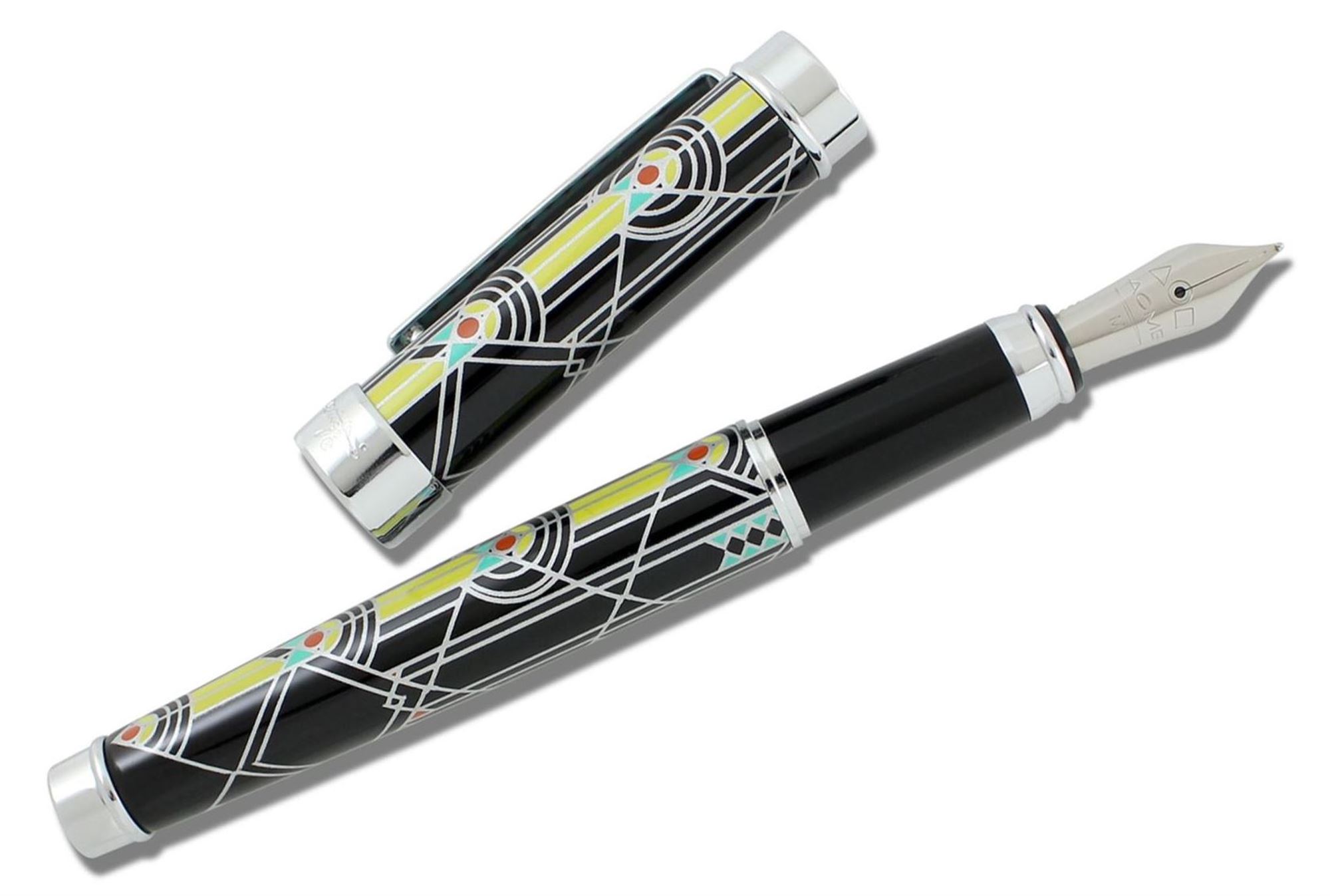 ACME Frank Lloyd Wright Inspired April Showers Fountain Pen