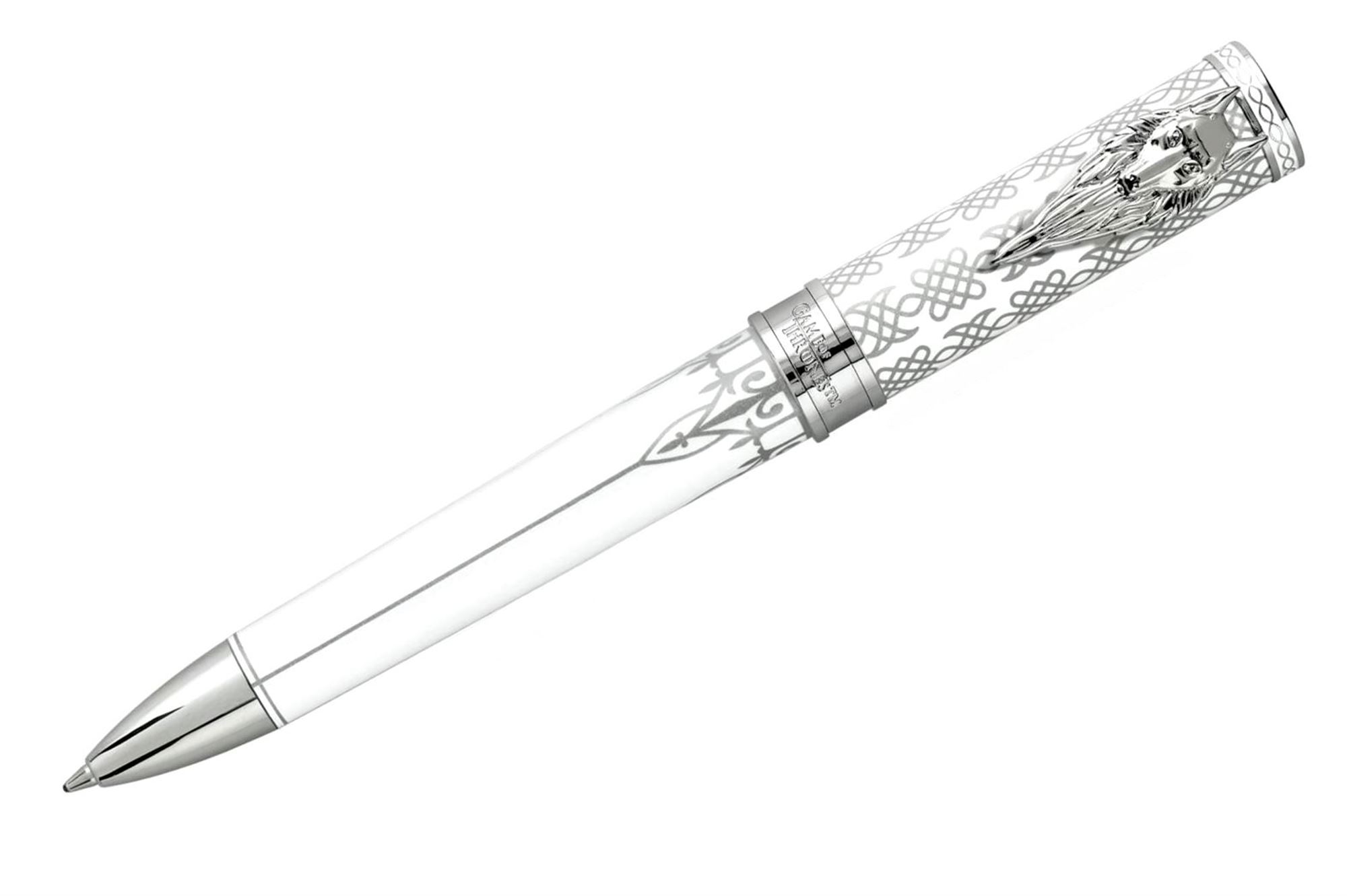 Montegrappa Game of Thrones Ballpoint Pen - Stark (White)