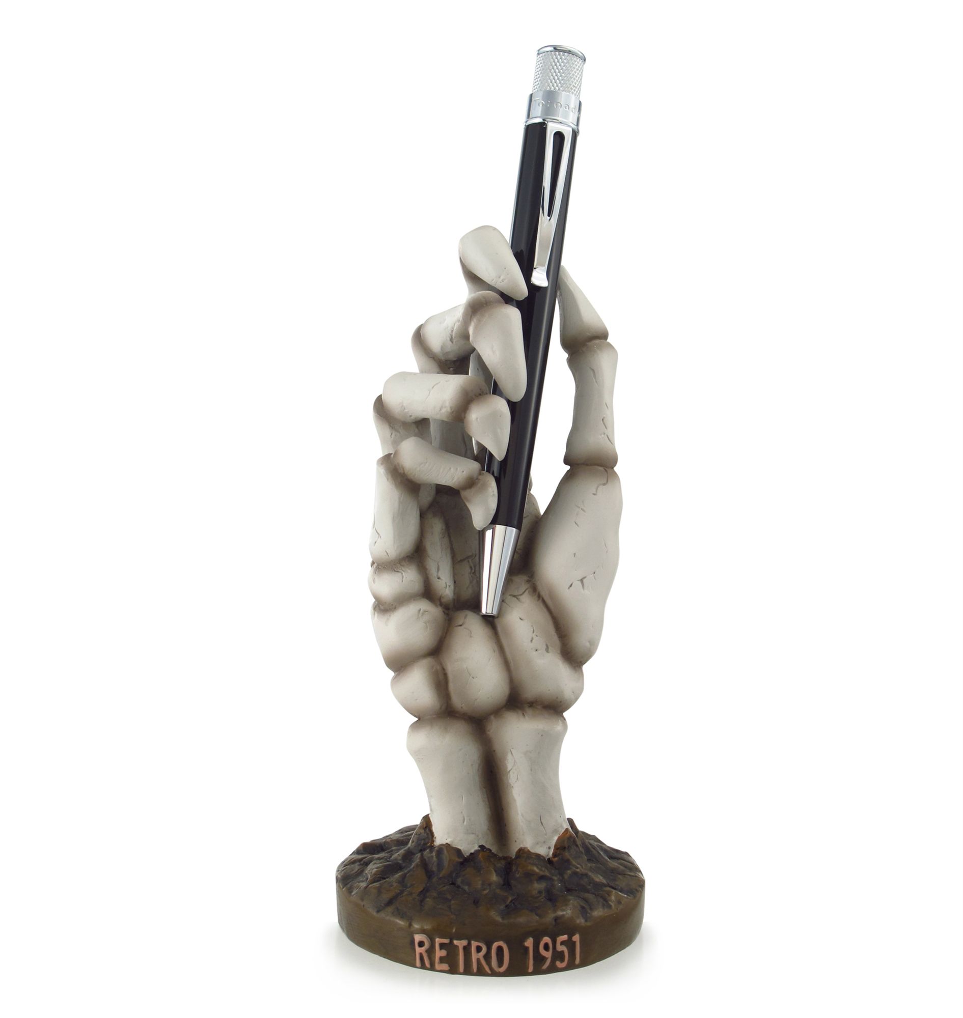 Retro 51 Mortimer Skeleton Hand Pen Stand
