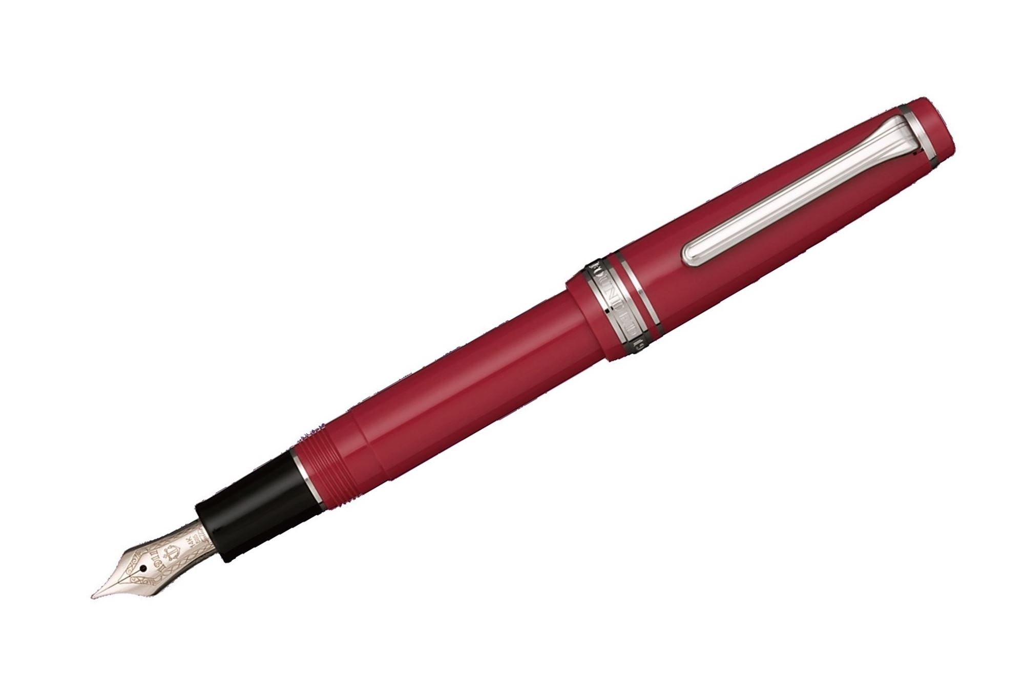 Sailor Professional Gear Slim Colors Fountain Pen - Red Medium