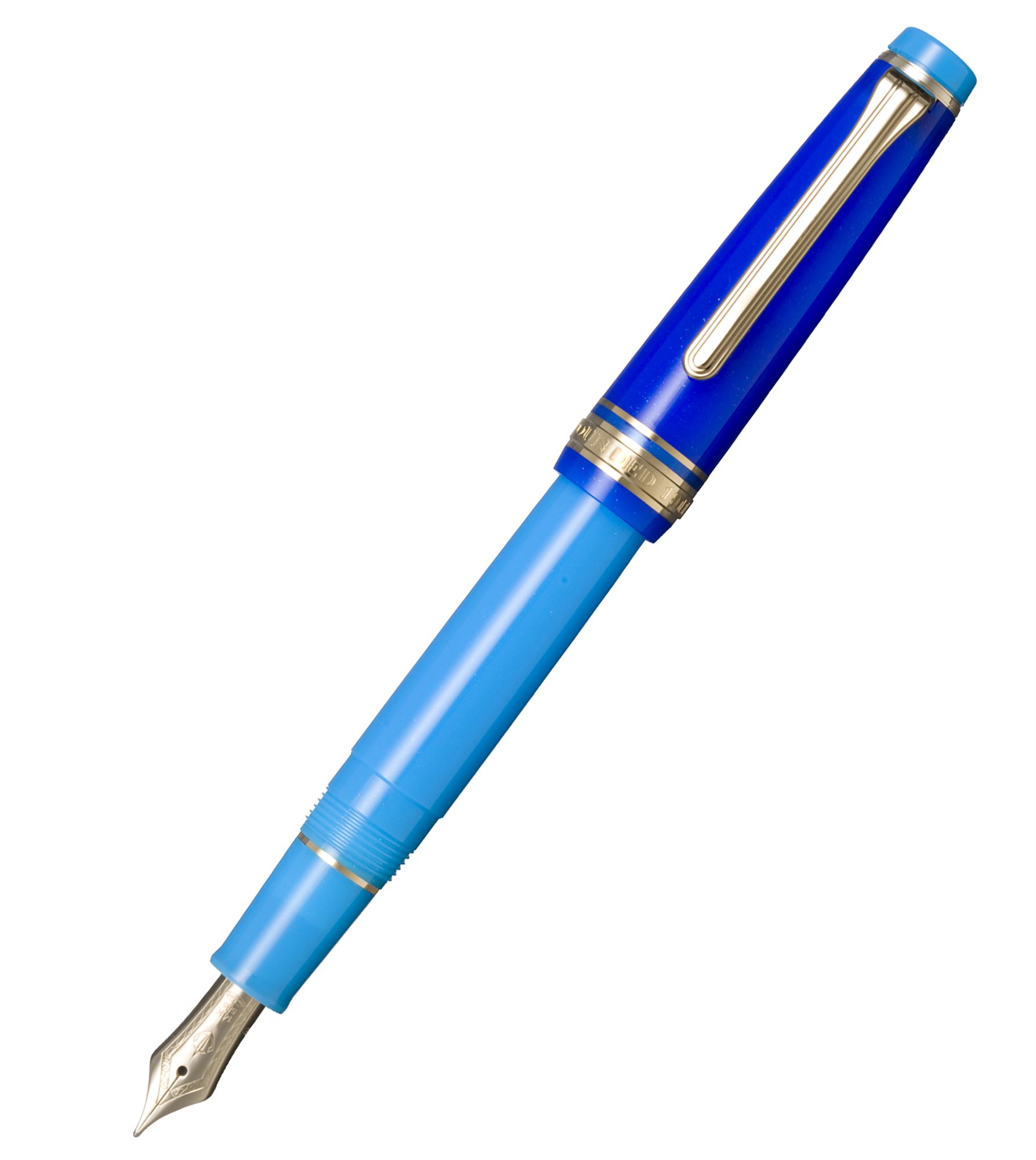 Sailor Limited Edition Pro Gear Slim Blue Quasar Fountain Pen