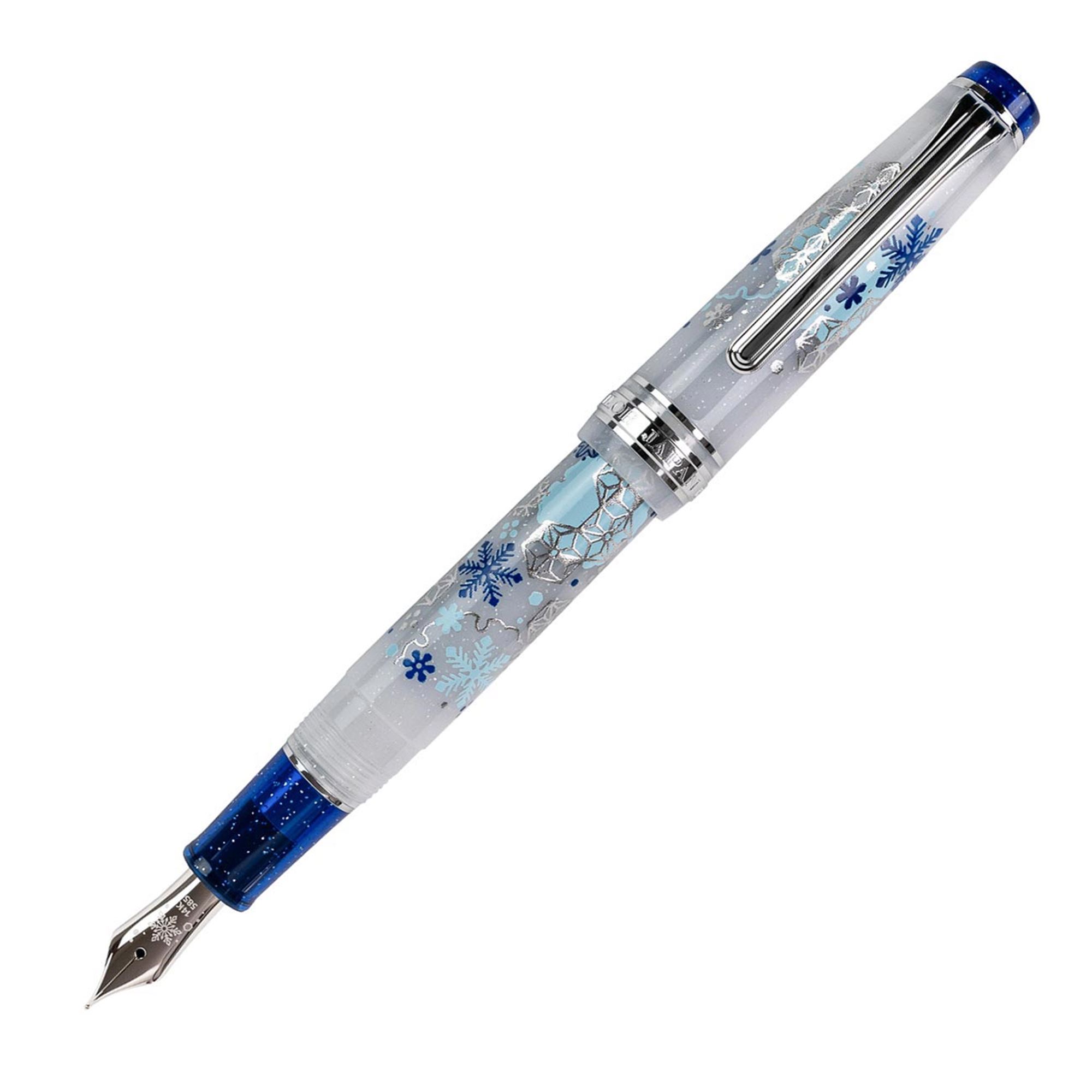Sailor Limited Edition Professional Gear Slim First Snow Fountain Pen ...
