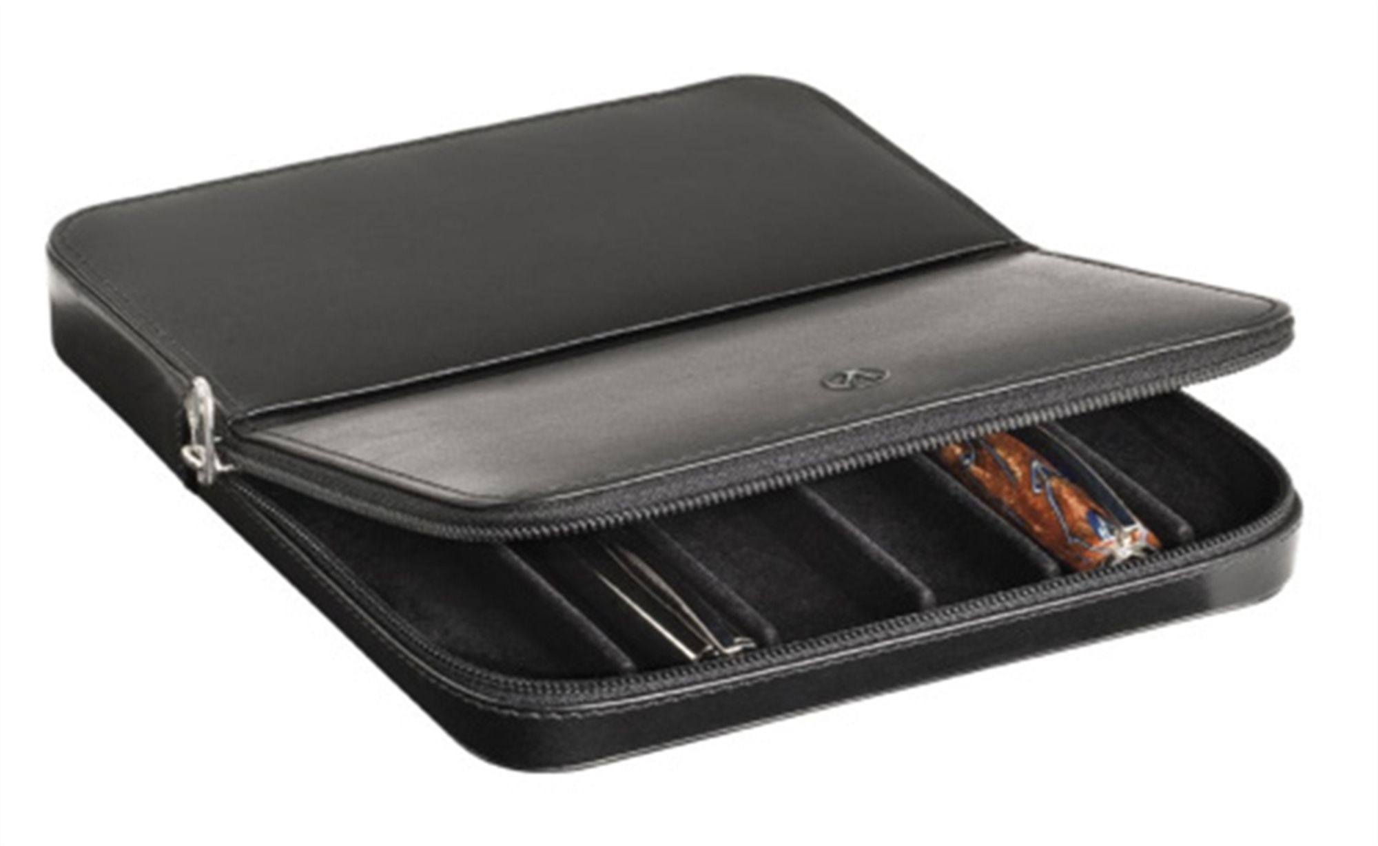 Visconti Dreamtouch Leather 6-Slot Zip Pen Case