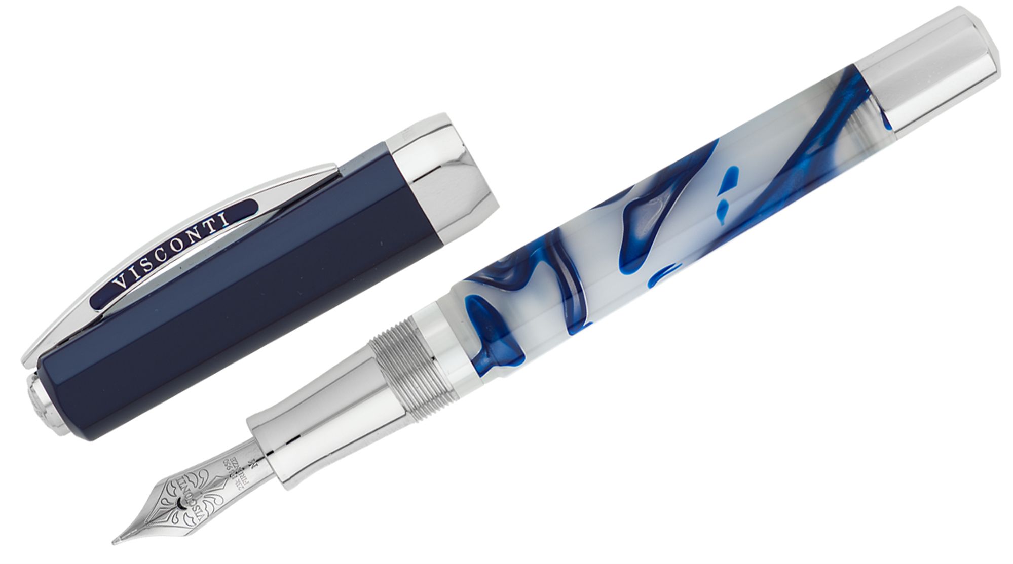 Visconti Limited Edition Opera Master Blue Swirl Fountain Pen