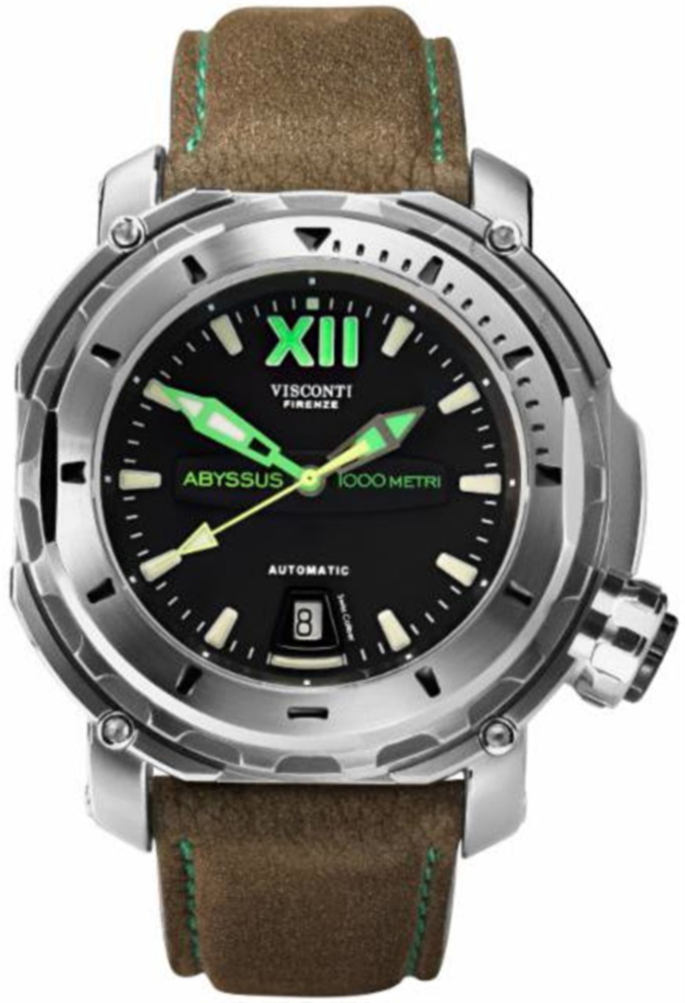 Visconti Full Dive Abyssus Watch Steel Silver