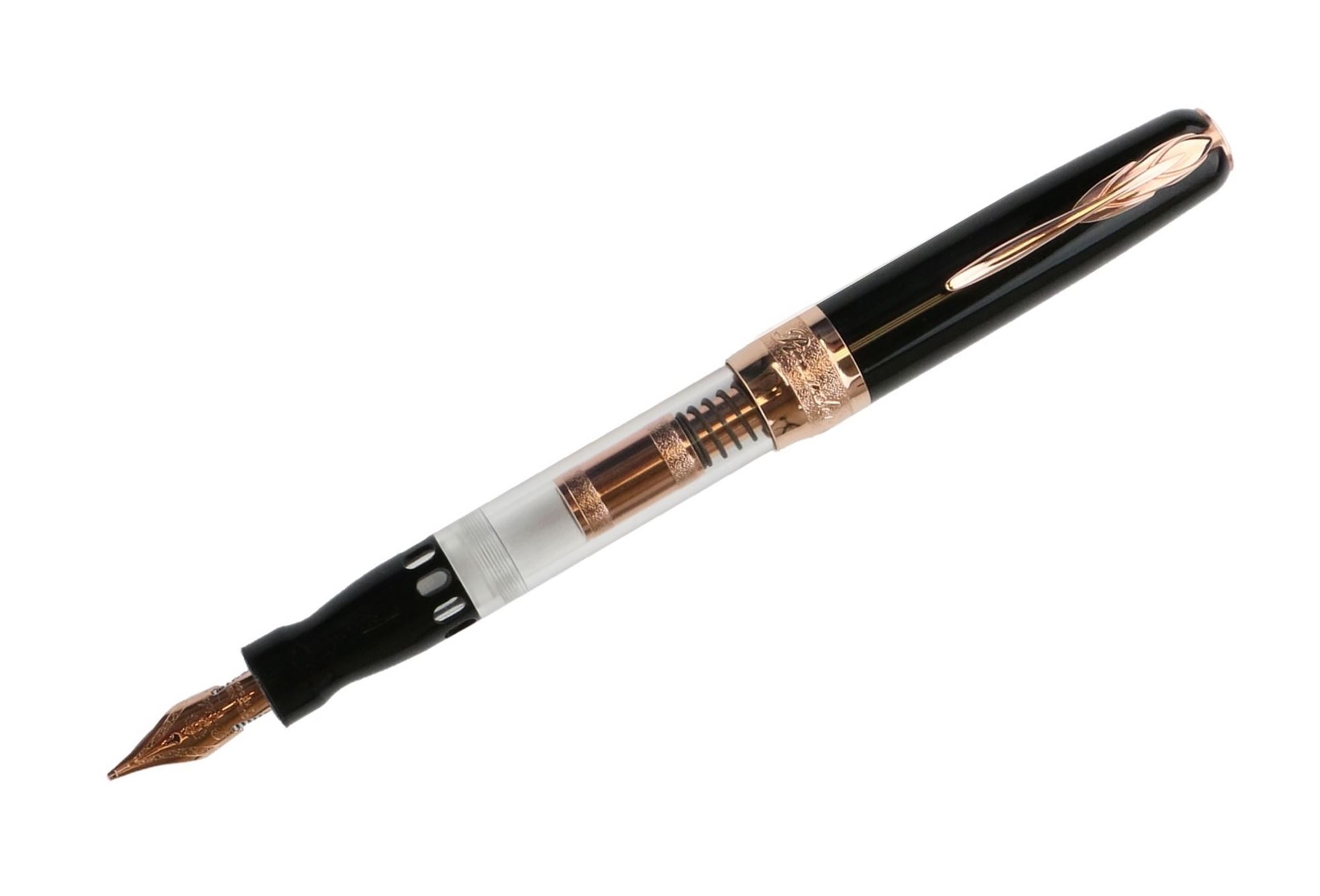 Pineider Mystery Filler Black Russian Fountain Pen