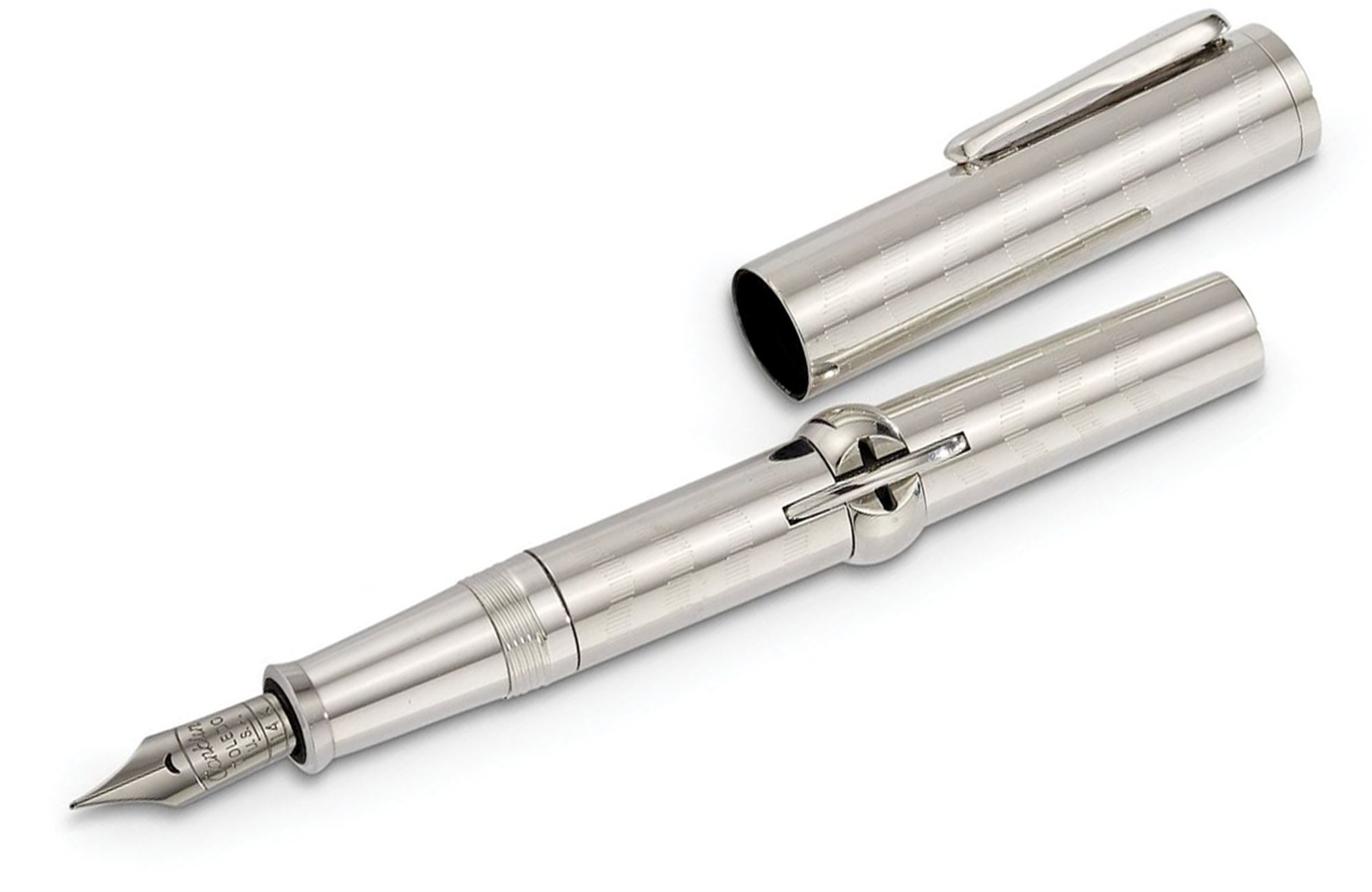 Conklin Limited Edition Sterling Silver Crescent Fountain Pen