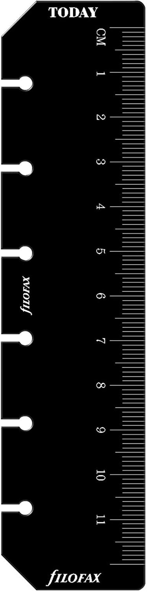 Filofax A5 Black Ruler/Page Marker