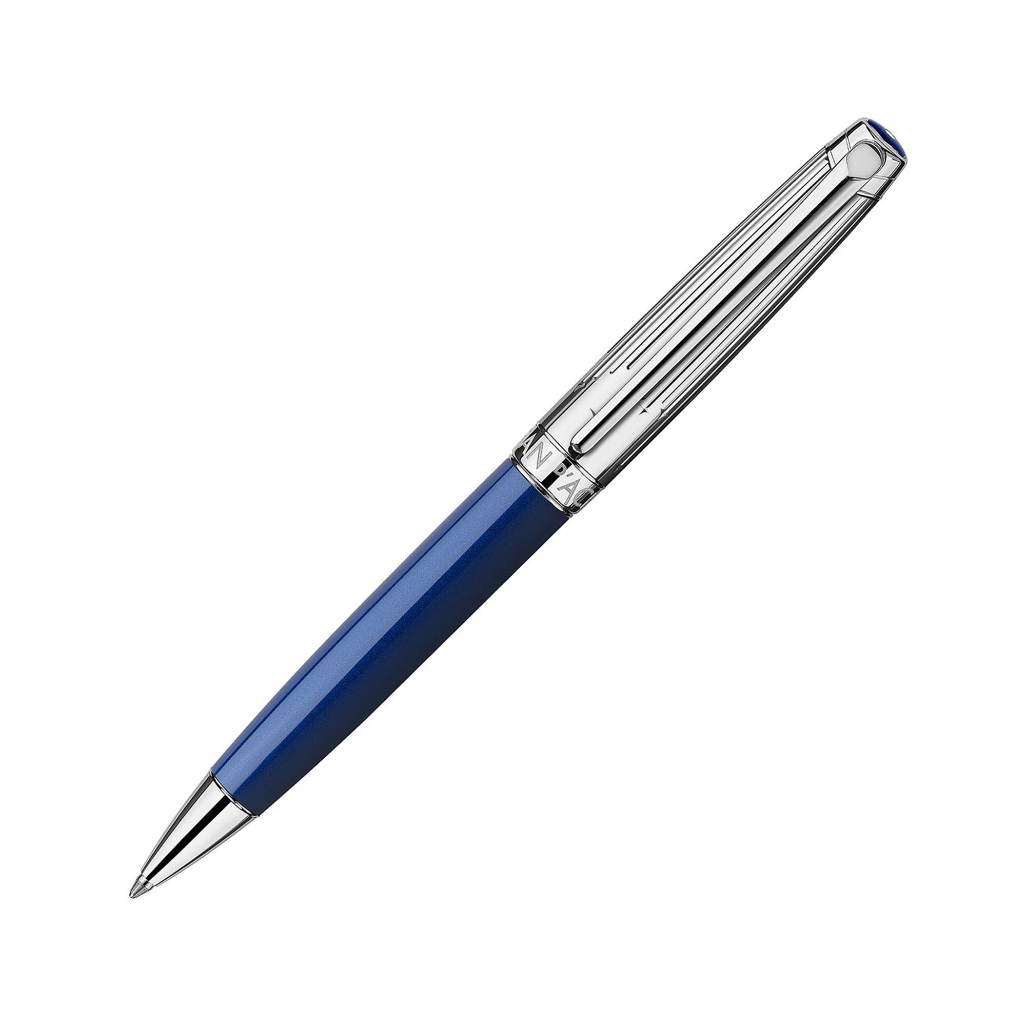 Caran d'Ache Leman Cosmic Blue Ballpoint Pen