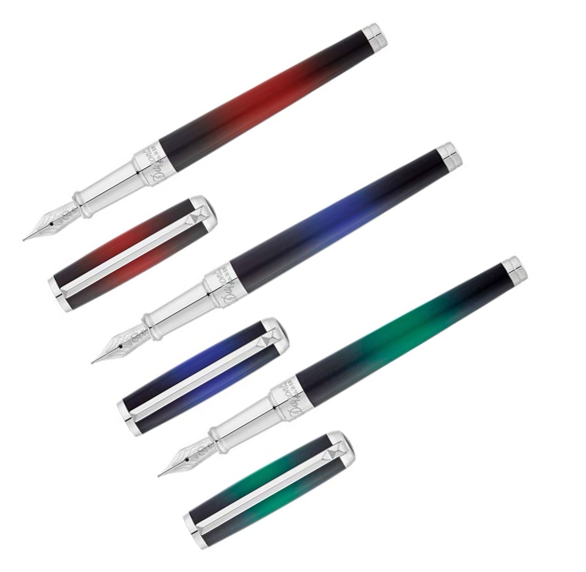 Dupont Atelier Line D Medium Sun Burst Fountain Pen