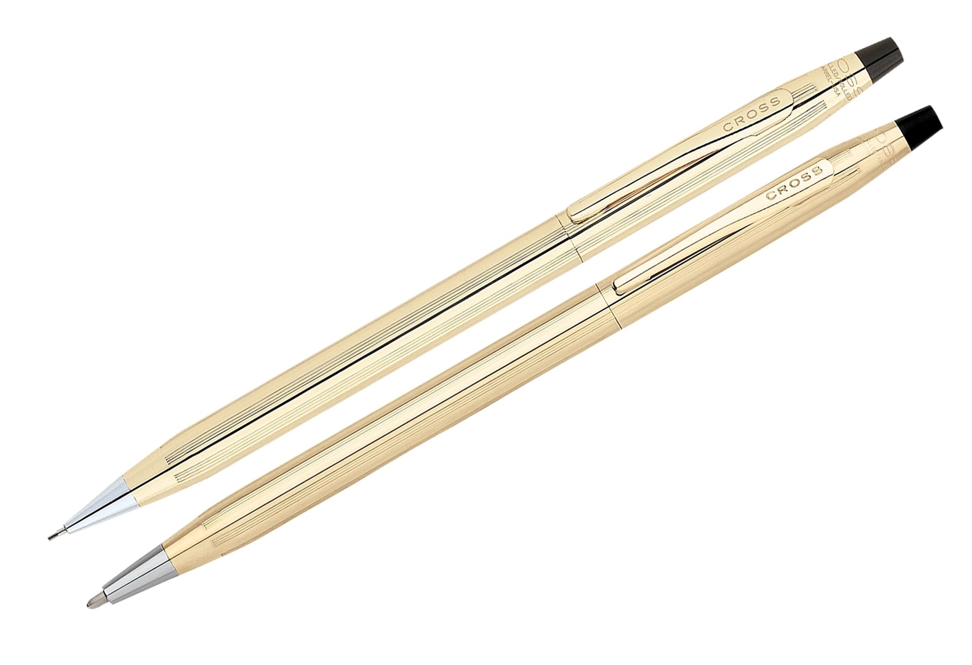 Cross Classic Century 10K Gold Ballpoint Pen and Pencil Set