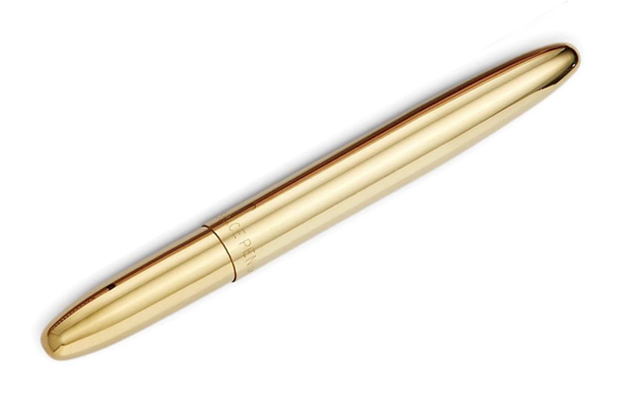 Fisher Bullet Space Pen Raw Brass (MIS-ENGRAVED)