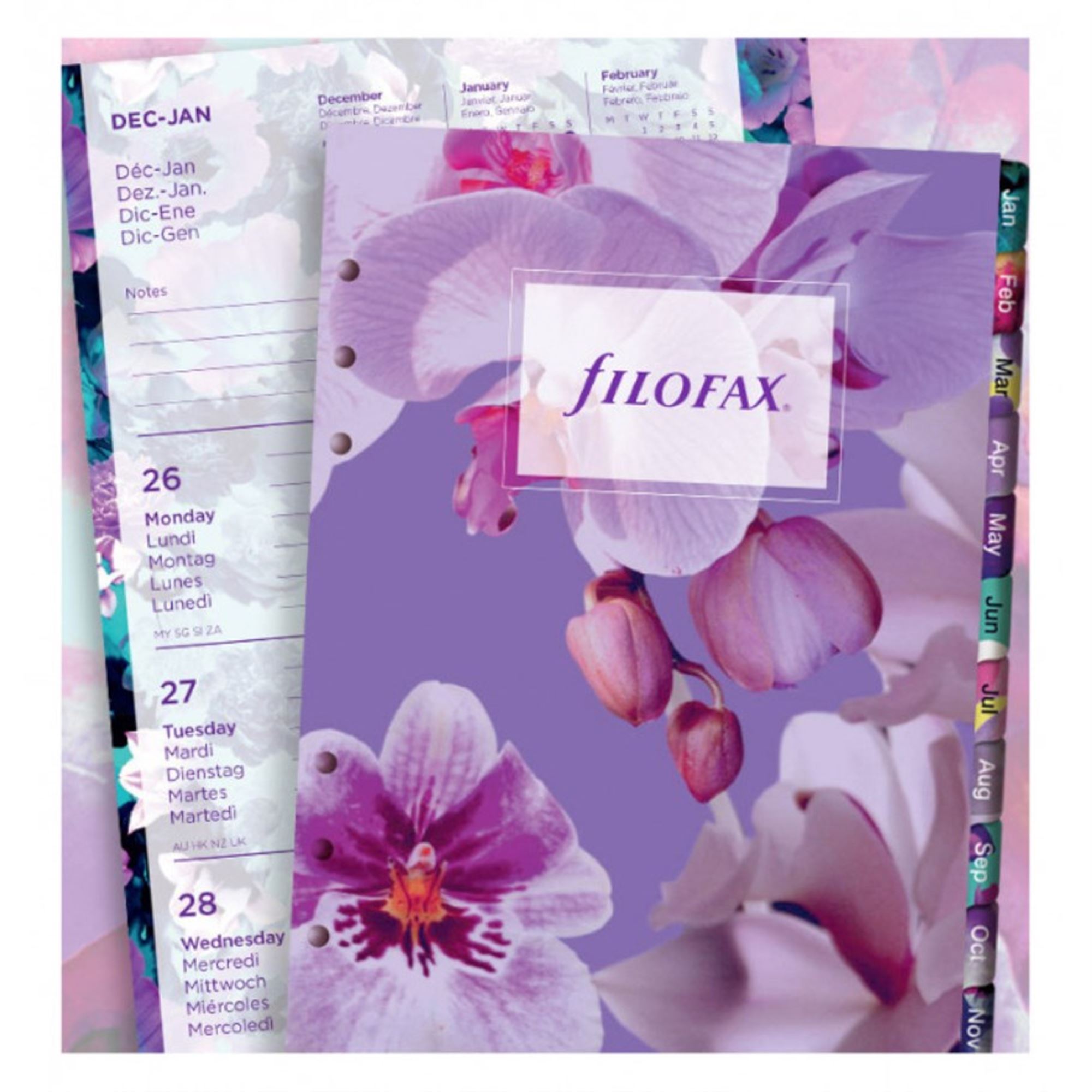 Filofax A5 Illustrated Refill 2019 Floral