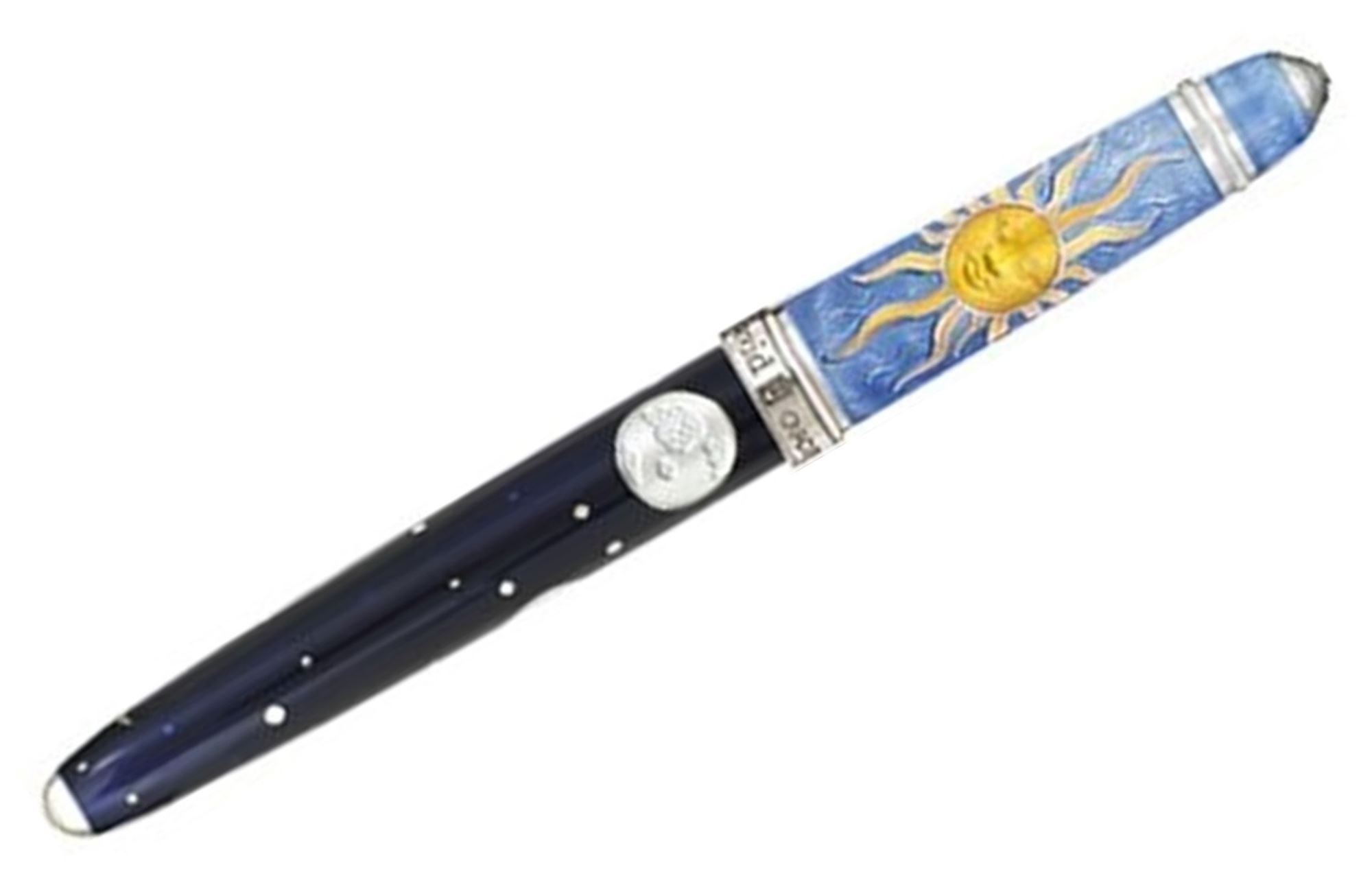 David Oscarson Celestial Rollerball - Azure Blue
