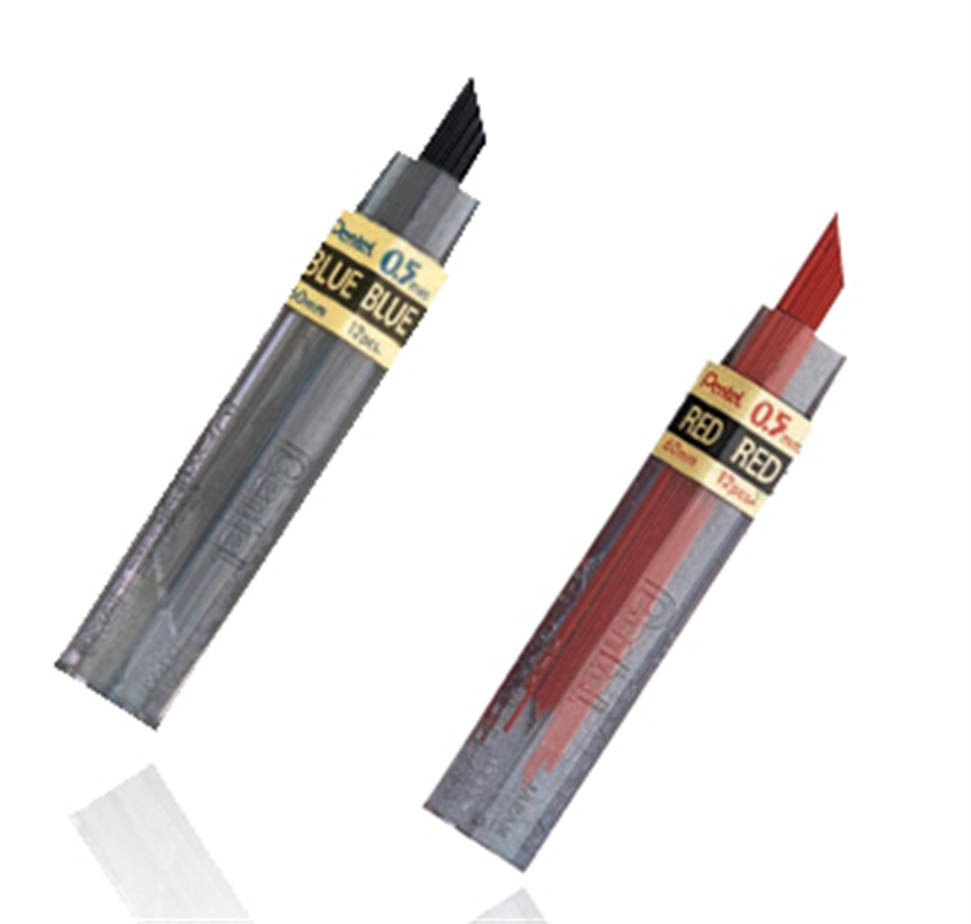 Pentel Colored Lead 12 per tube Blue 0.9mm