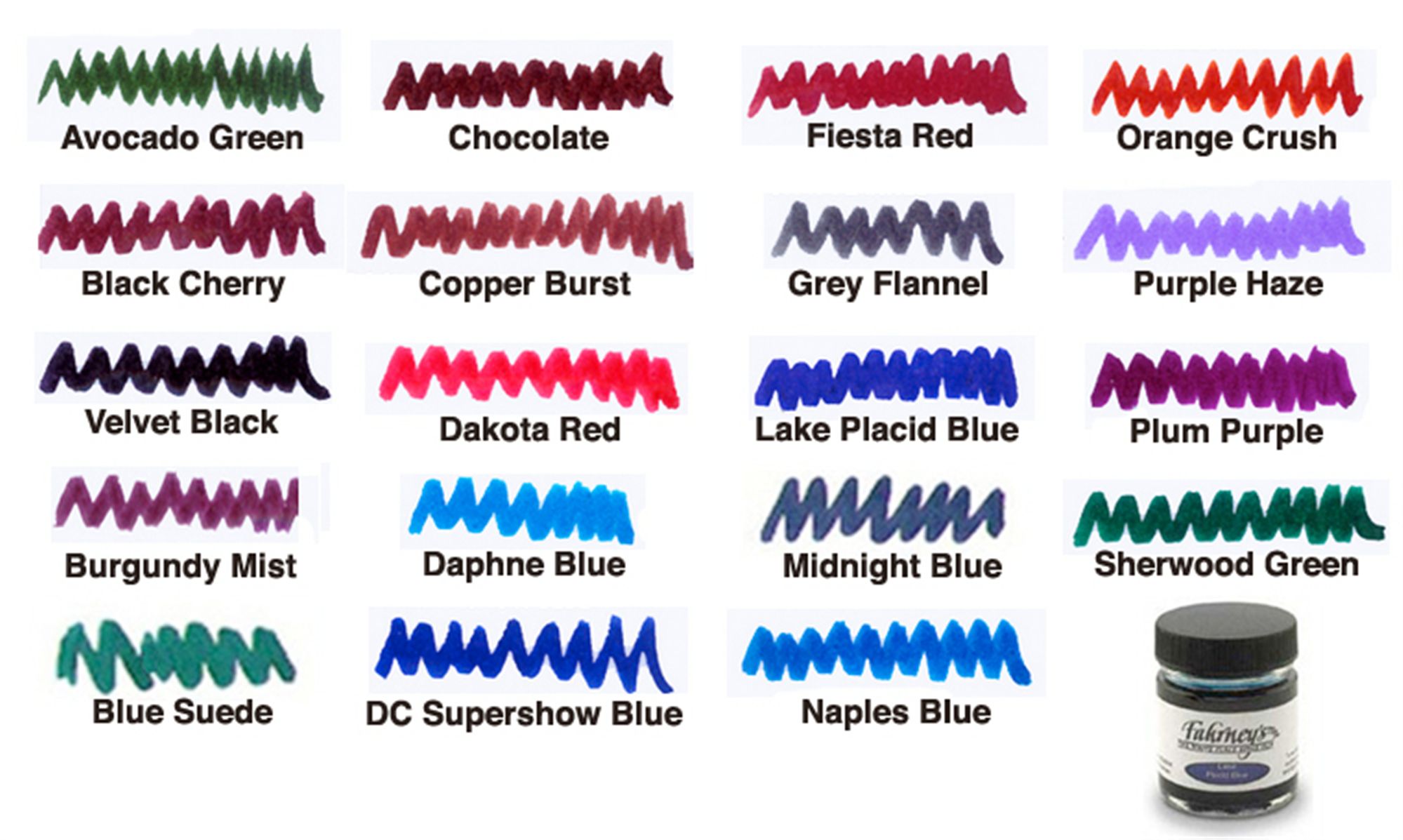 Fahrney's Exclusive Ever-Write Bottle Ink