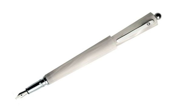 Giuliano Mazzuoli Moka Fountain Pen - White Medium